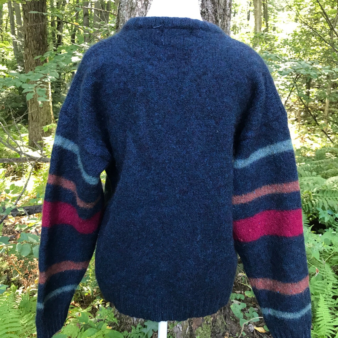 Vintage Cottagecore Grandpa Sweater 100% SHETLAND WOOL Ugly - Etsy