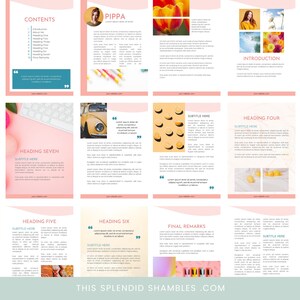 28-page Ebook Canva Template - A4 Editable Workbook - Perfect for ...
