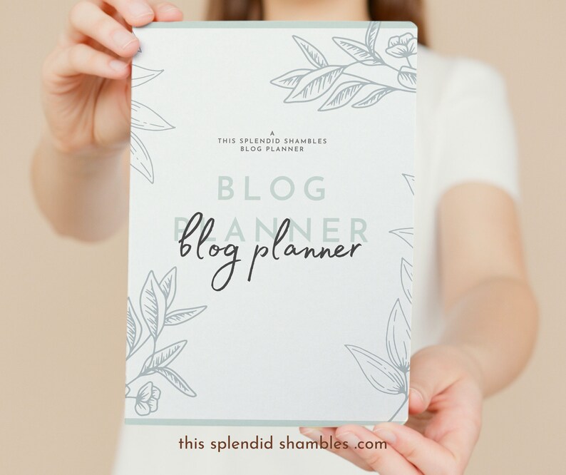 Printable Blog Planner | A4 & US Letter Blogger’s Content Planner ...
