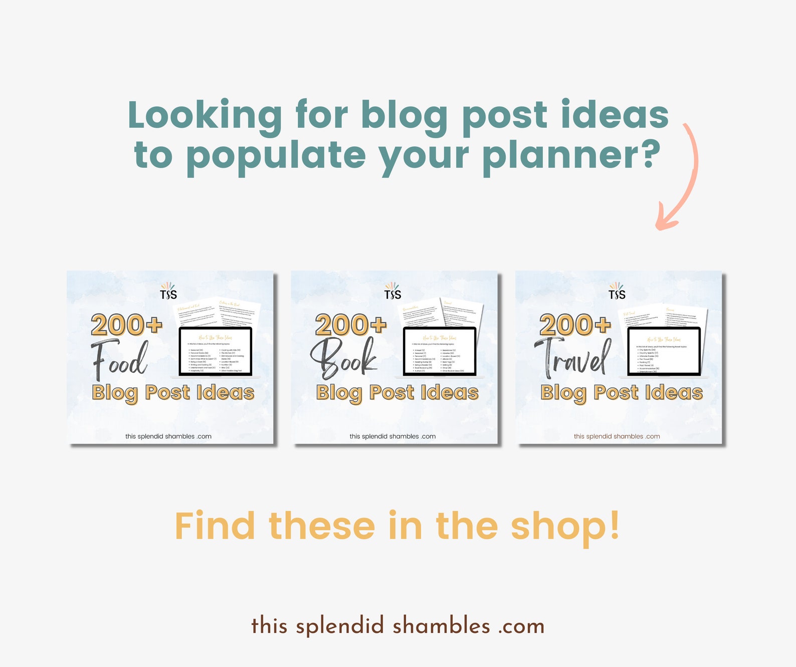 Printable Blog Planner A4 & US Letter Bloggers Content - Etsy