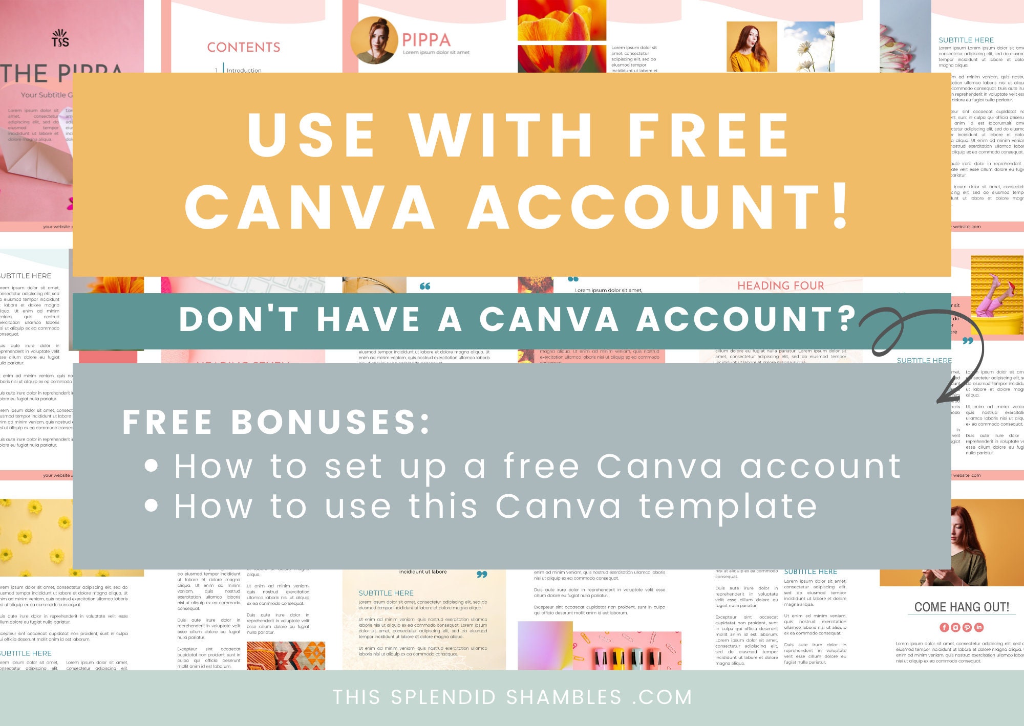 28-page Ebook Canva Template - A4 Editable Workbook - Perfect for ...