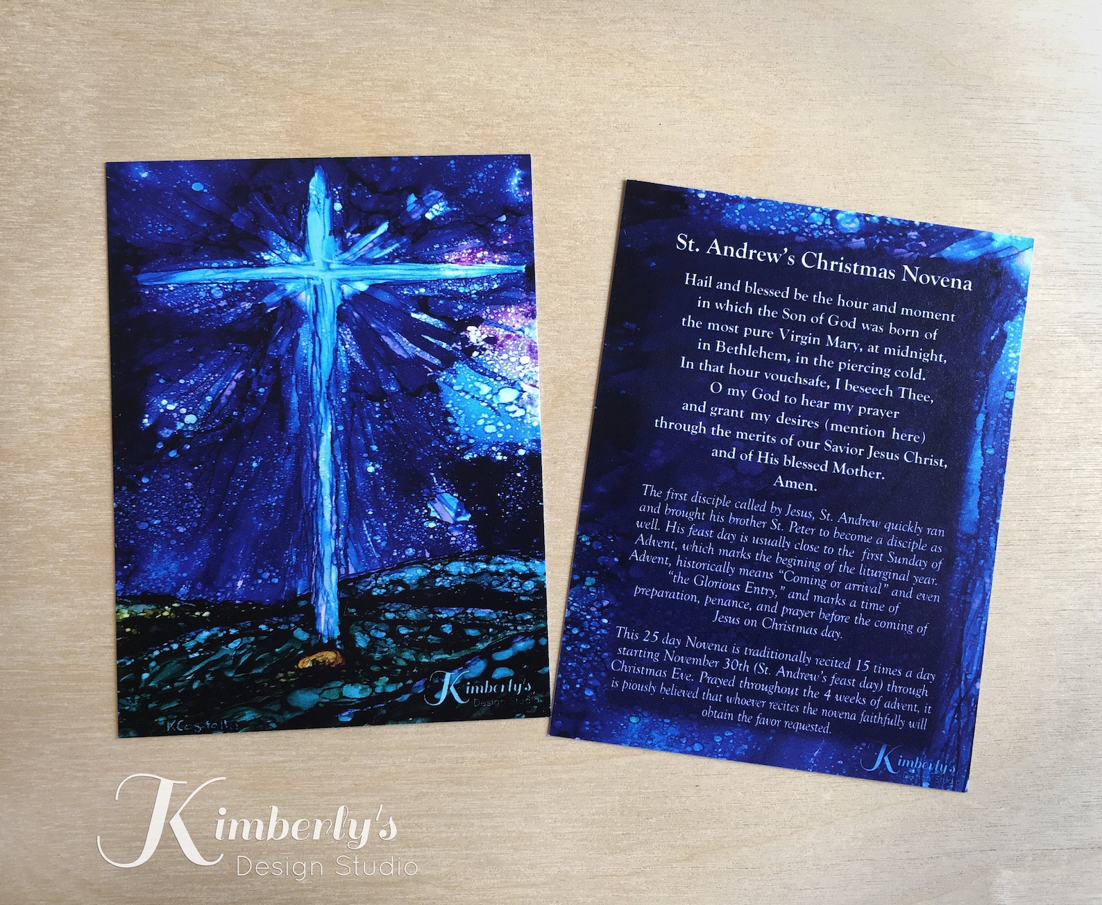 St. Andrew's Christmas Novena Prayer Card - Etsy