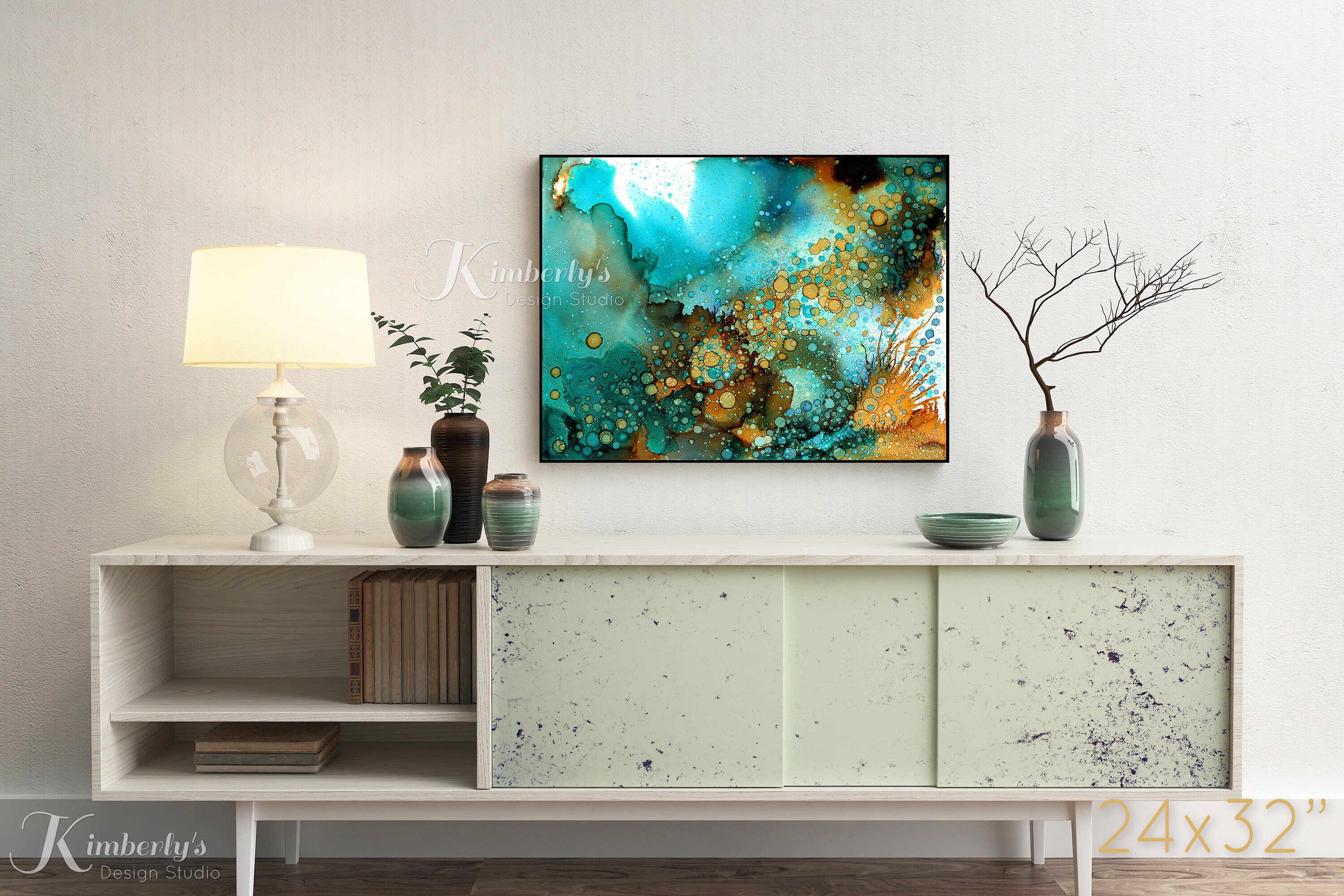 Autumn's Nebula, Alcohol Ink Fine Art Print/giclée Print - Etsy