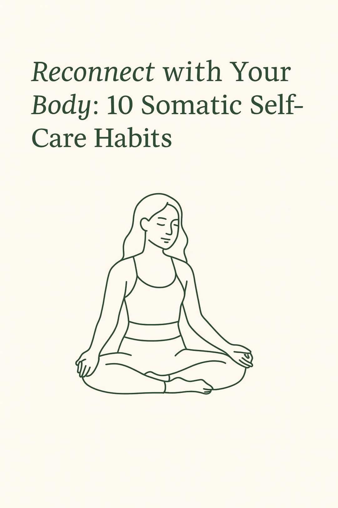 Somatic Self-care Habits Mini-guide - Etsy