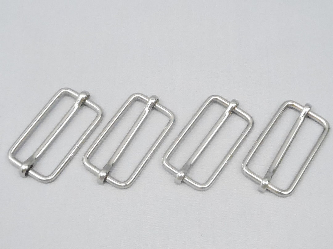 10 Silver 1.5 Inch (38mm) Strap Adjusters / Buckles / Sliders - Etsy