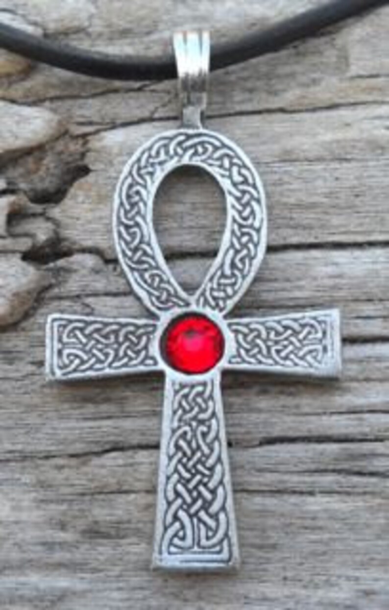 Pewter Ankh Egyptian Cross With Celtic Knots Pendant With - Etsy