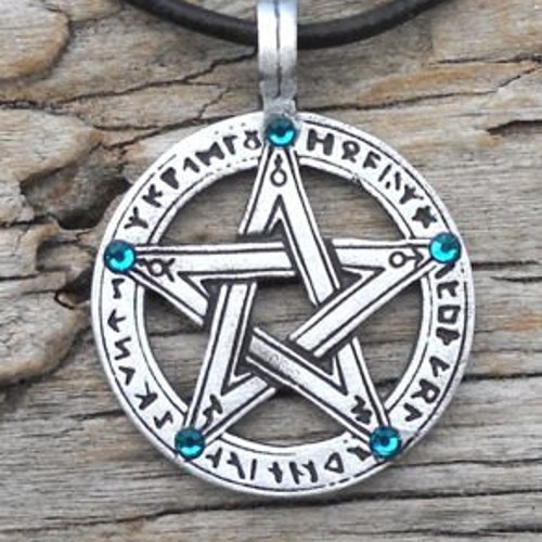 Pewter Snake Pentagram Gothic Pagan Wiccan Pentacle Pendent - Etsy