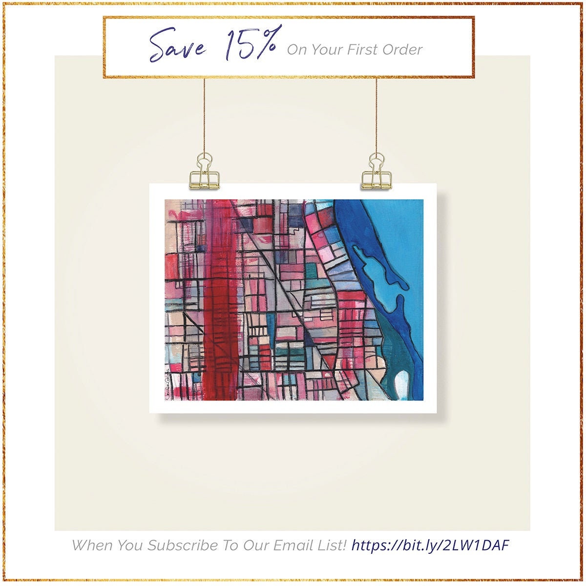 Chicago Map Lakeview Illinois Art Print Lakeview Art Print - Etsy
