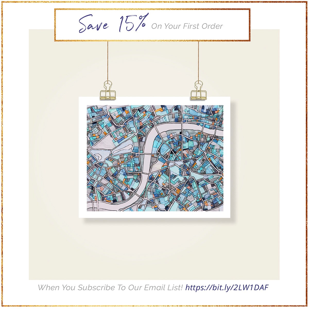 London Map, Abstract Wall Art, London City Maps, Travel Gifts, 11x14 ...