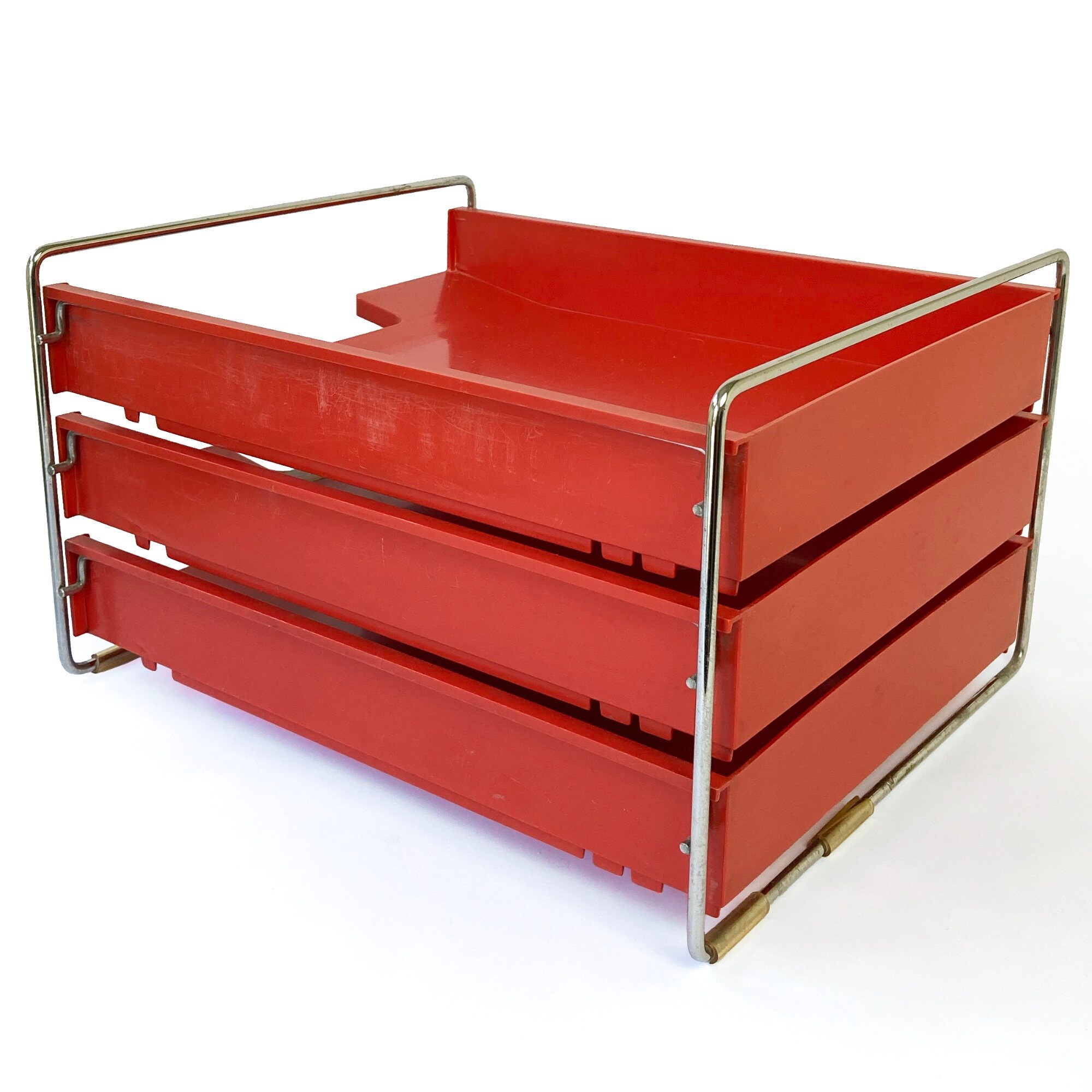 Vintage Zwingo Office Letter Tray in Out Box Organizer Mid - Etsy