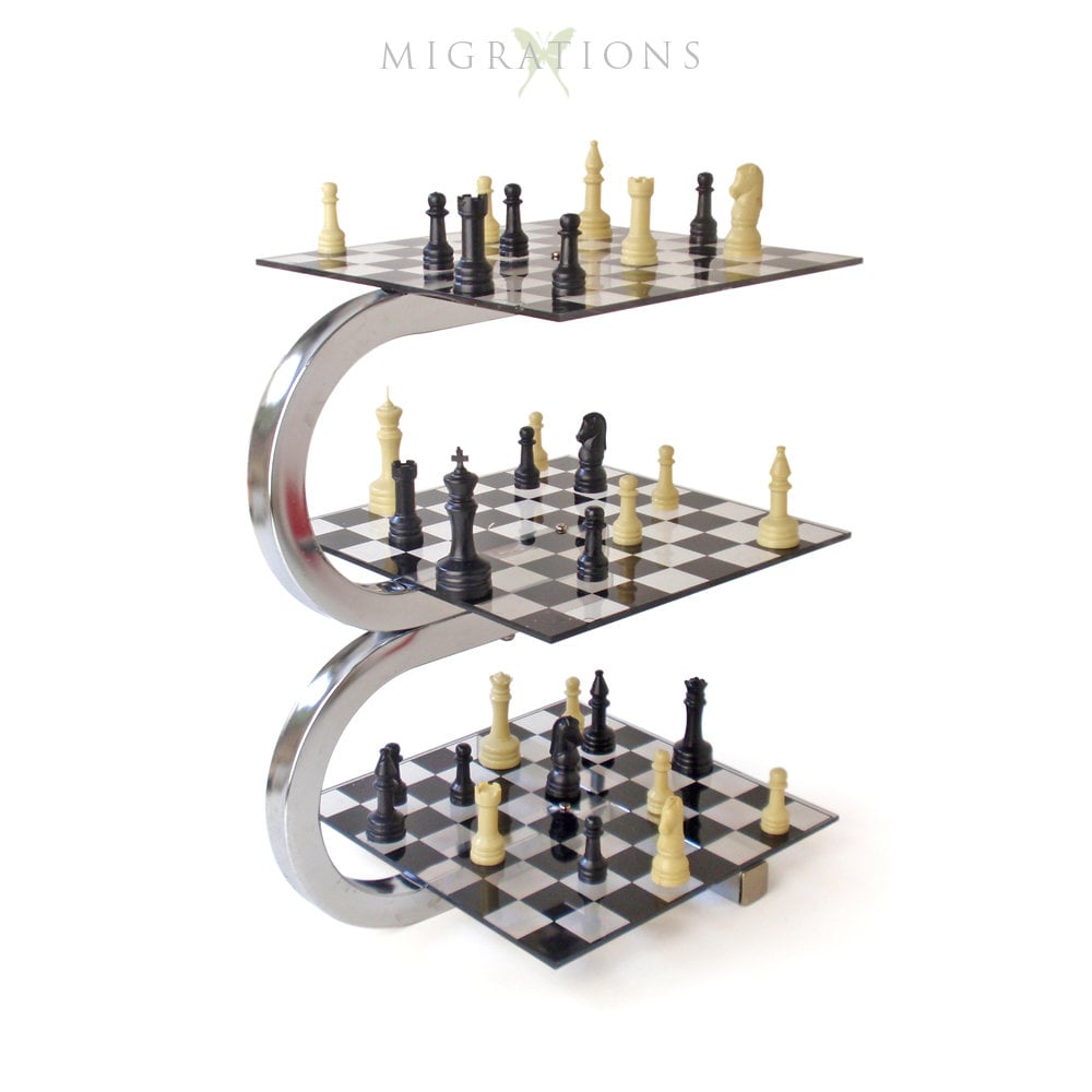 Vintage 3D Chess Set by Classic Games Co 1971 No. 400 3 dimensional Etsy