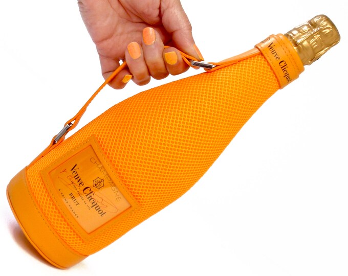 Veuve Clicquot Champagne Bottle Ice Jacket Carrier Tote Chiller Carrier ...