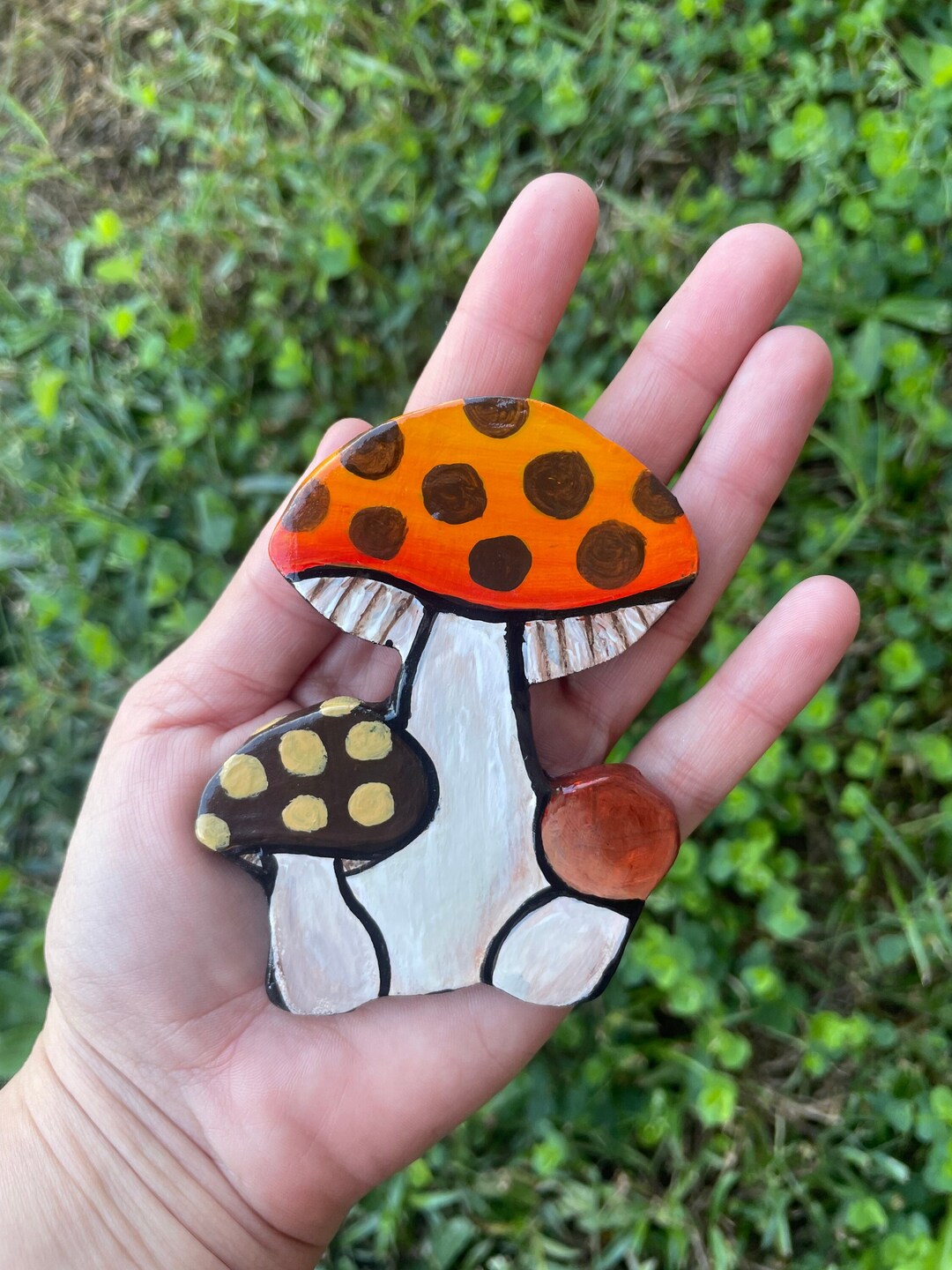 Handmade Clay Mushroom Magnet Kitchen Decor Home Decor - Etsy