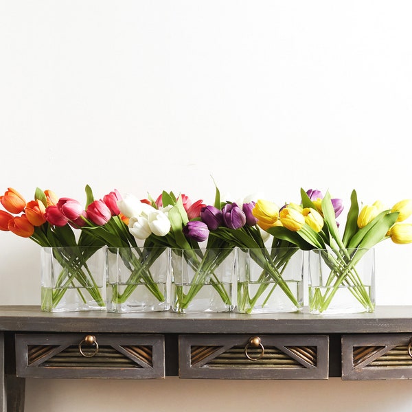 Real Touch Flower Arrangement - Etsy