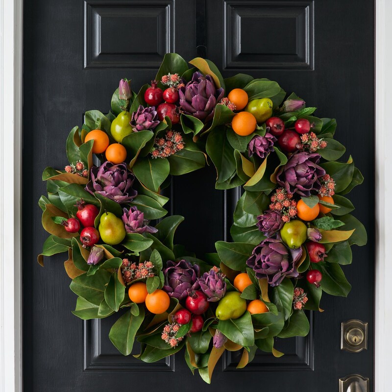 Purple Fall Wreath - Etsy