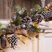 Midnight Eucalyptus Fall Halloween Table Runner Mantle Garland - Etsy