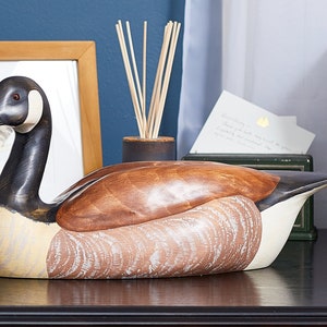 Hand Carved Canadian Goose Premier Wooden Decorative Decoy - Etsy Canada
