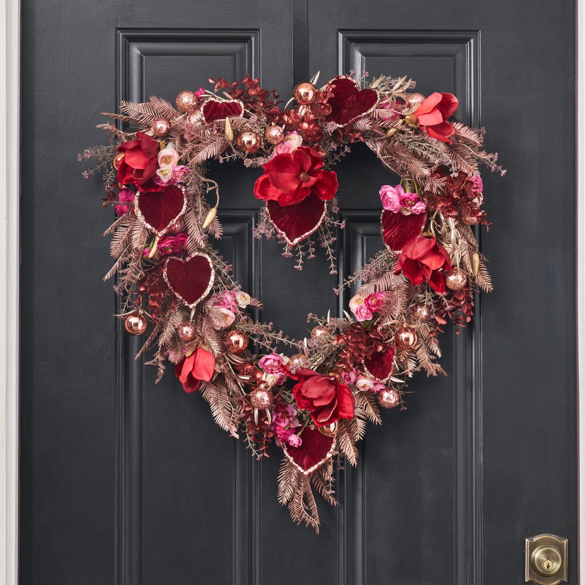Whatever Lola Wants - Luxury Velvet Red Magnolia, Pink Ranunculus ...