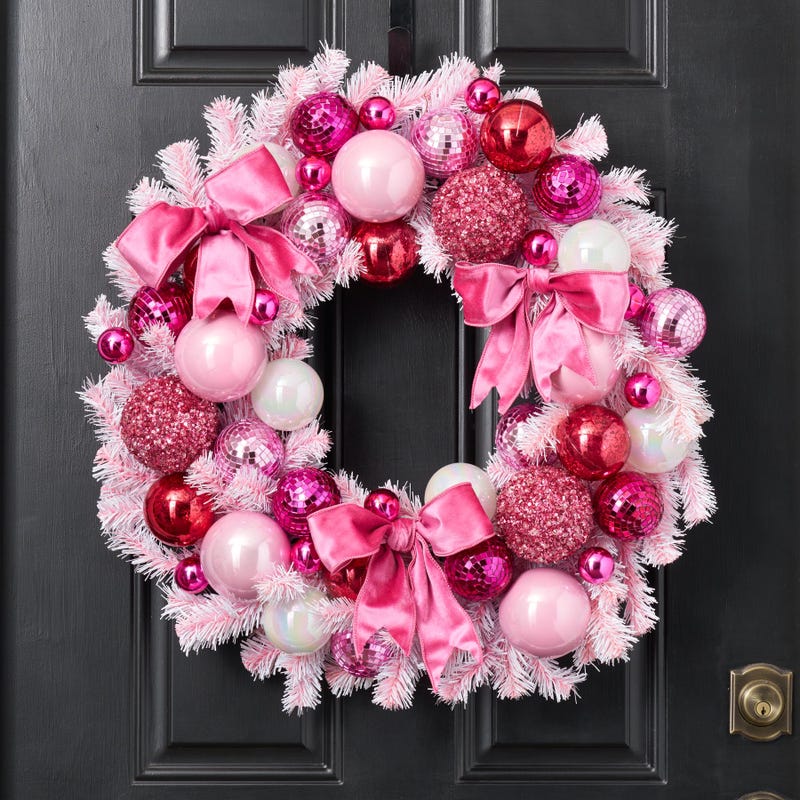 Pink Wreaths - Etsy