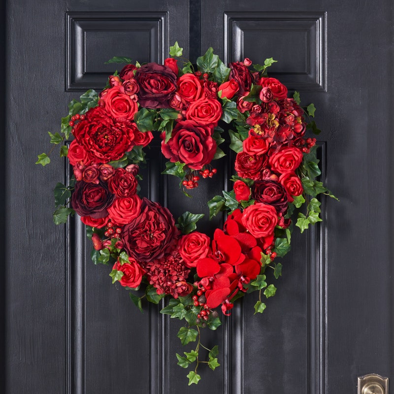 Heart Shaped Wreath - Etsy