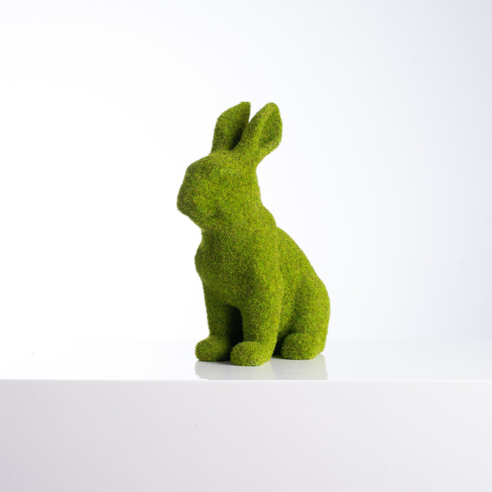 Moss Covered Bunny Rabbit Easter Tabletop Décor | Etsy