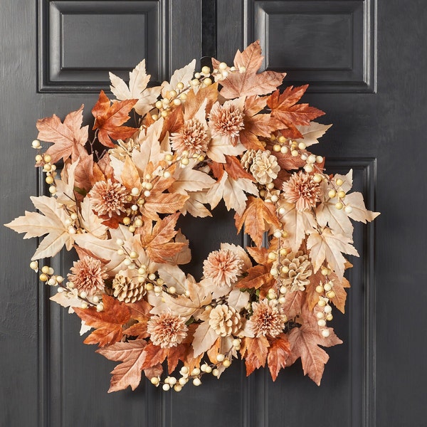 Mini Fall Wreath - Etsy