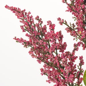 Cerise Pink Heather Spray 30" Long Stem Spring Faux Floral Pick - Etsy