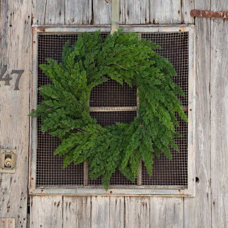 Cedar Wreath - Etsy