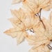 Cream or Brown Two-tone Maple Leaf Fall Foliage Branch Spray - 35" - Etsy