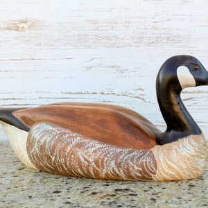 Hand Carved Canadian Goose Premier Wooden Decorative Decoy - Etsy Canada
