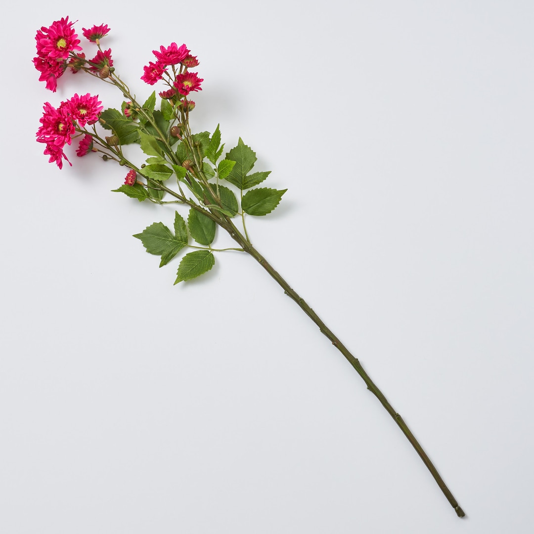Magenta Pink Bloom & Bud Silk Aster Daisy Spray Stem - 33" - Etsy