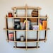 Sphere Wall Shelf, Floating Shelf, Wood Organizer, Cubby Space, Spring ...