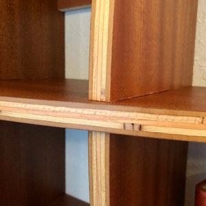 Wood Wall Shelf, Hanging Bookcase, Modern Sphere Book Display, Office ...