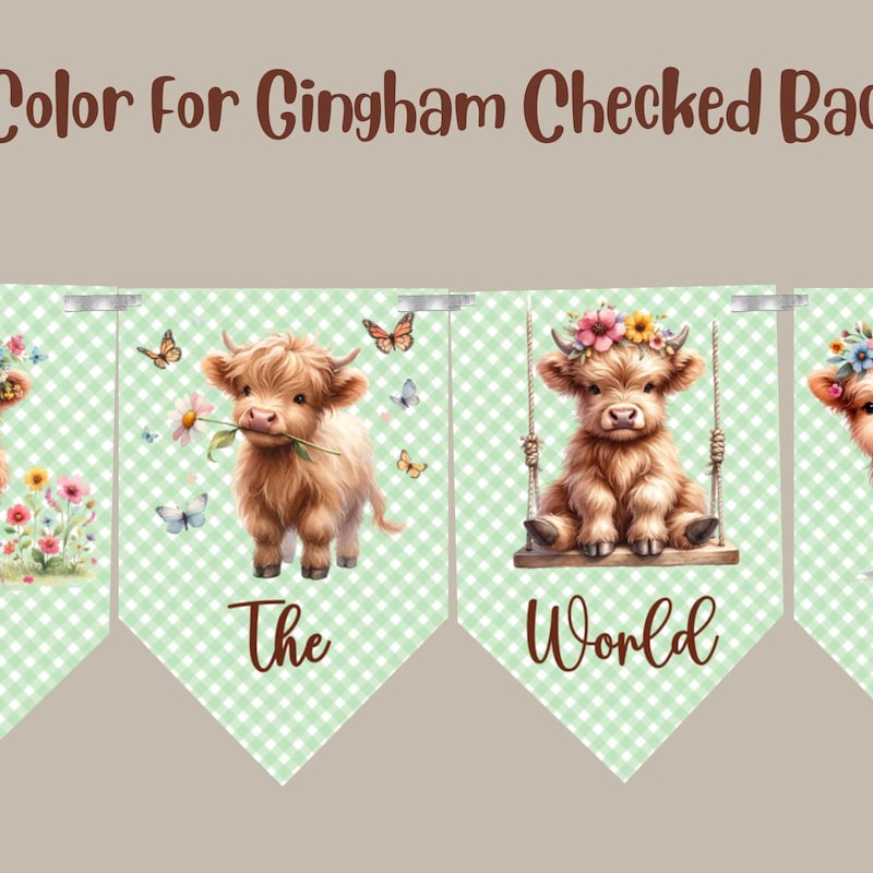 Highland Cow Baby Bunting - Etsy