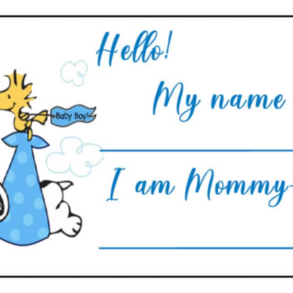 Snoopy Name Tags Svg - Etsy