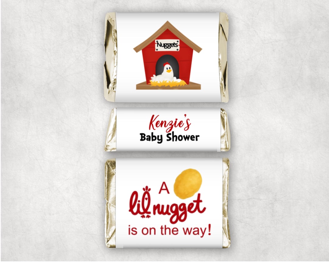 Chicken Nugget Hershey's Nugget Candy Wrappers, Little Nugget Candy Bar ...