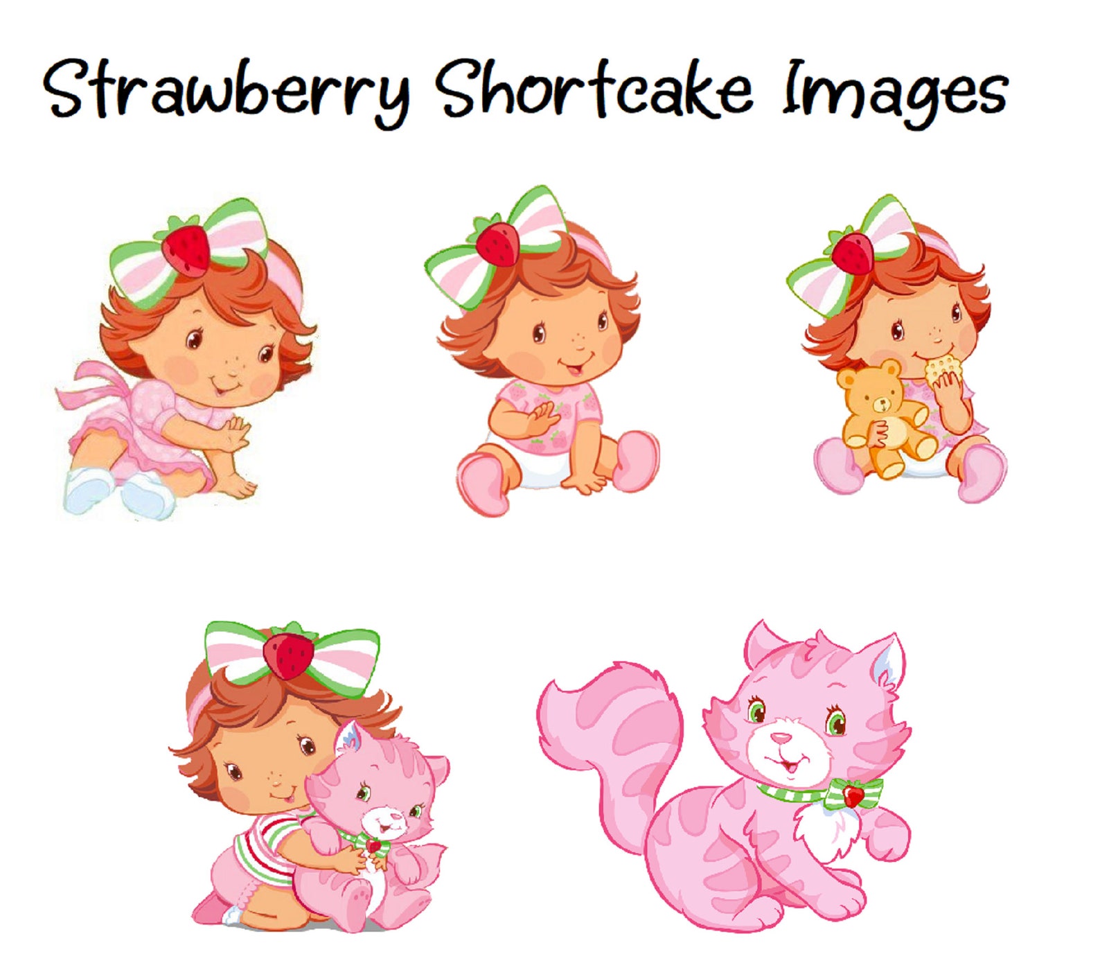 Strawberry Shortcake Baby Shower Candle Favors Baby Shower | Etsy