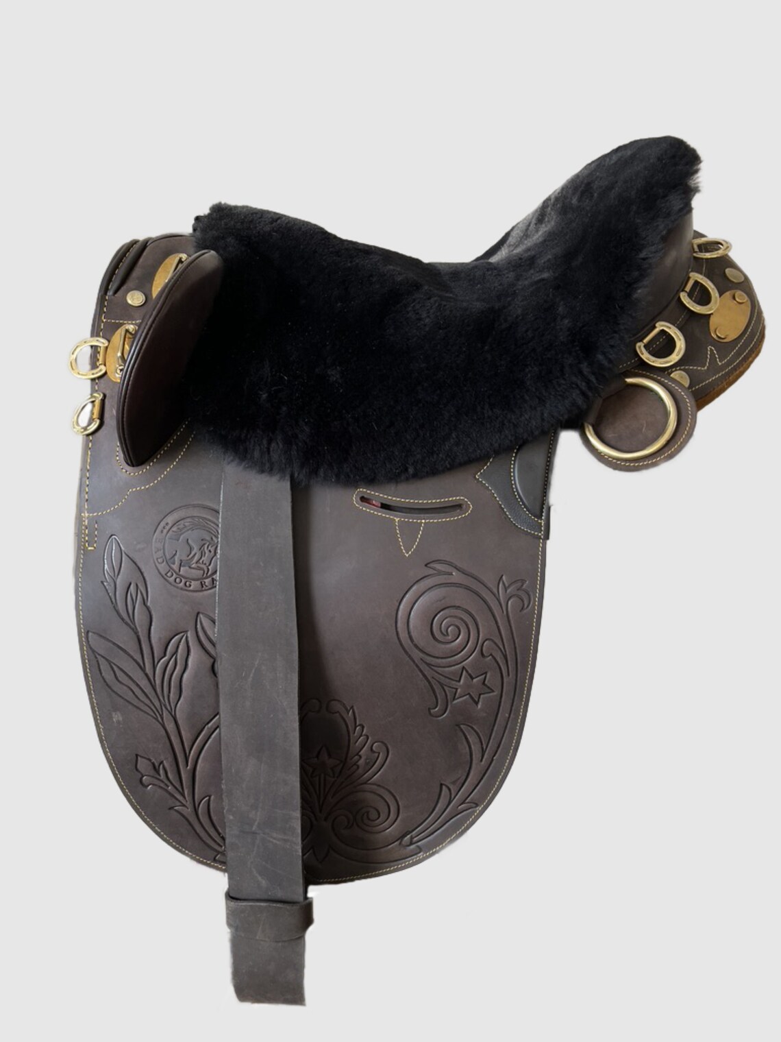 Wool Seat Saddle Cover, Sheepskin Saddle Seat Cover, Wool Saddle Cover ...