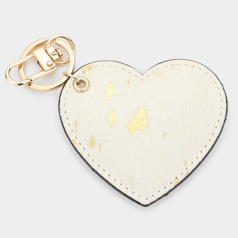 Heart Keychain - Etsy