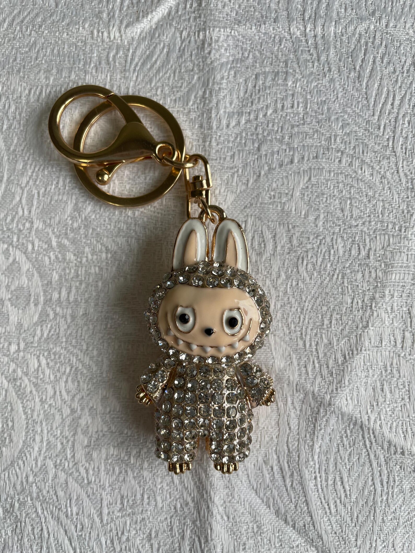 Rhinestone Monster Keychain / Handbag Charm - Etsy