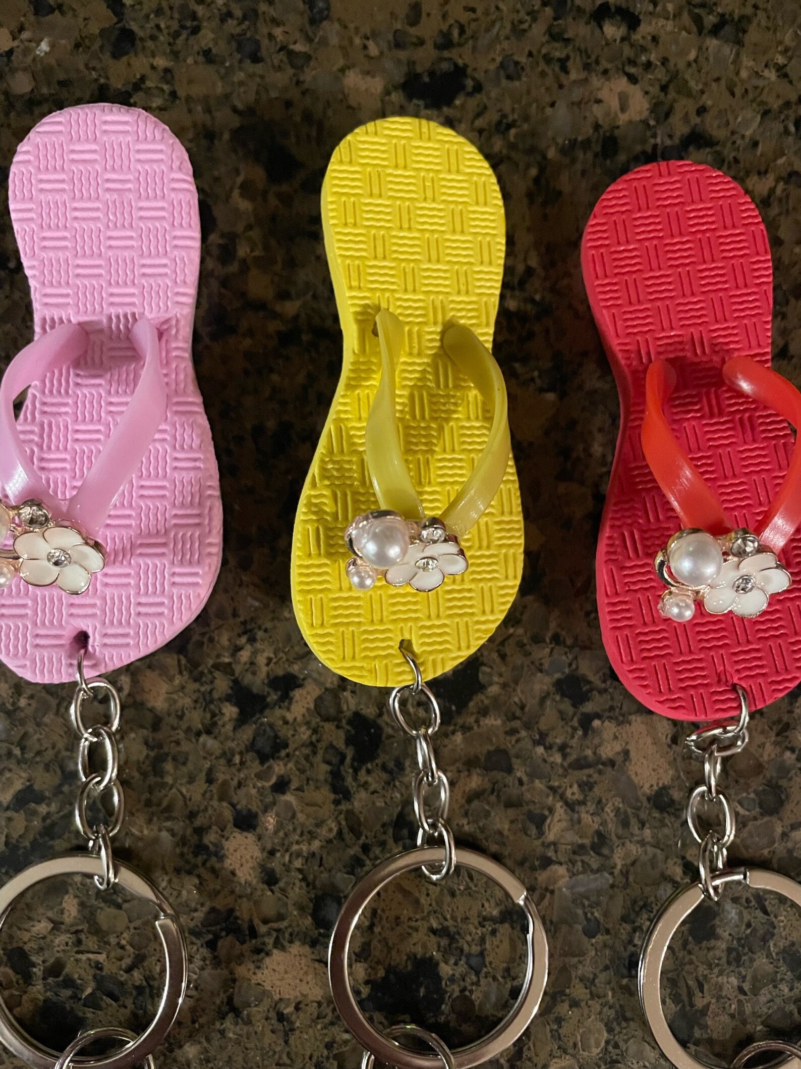 Flip Flop Keychains choice of 3 Colors - Etsy