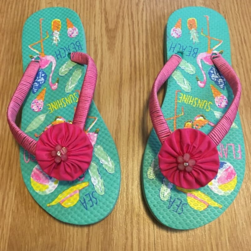 Decorated Flip Flops - Etsy