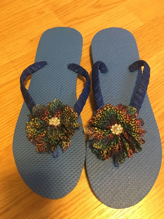 Hand Decorated Flip Flops