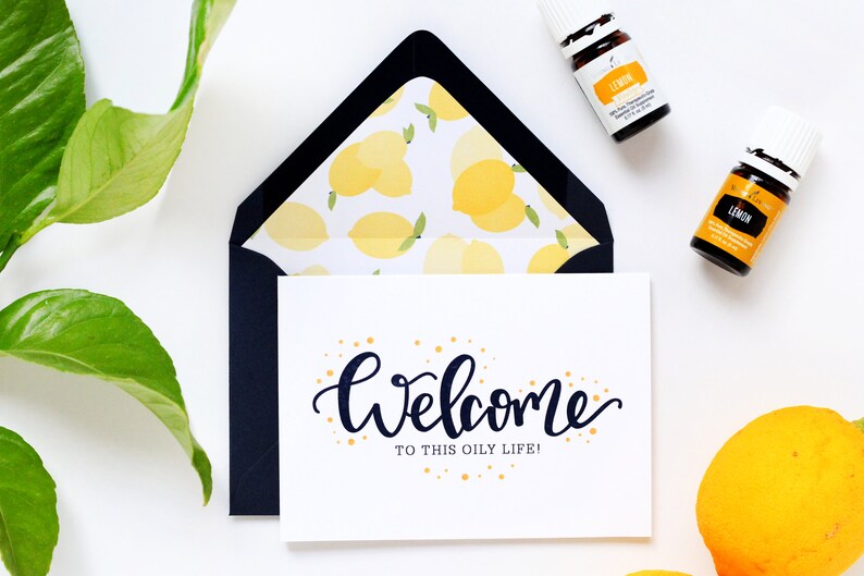 Essential Oil Greeting Cards Sample Cards Essential Oil - Etsy