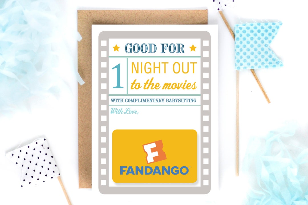 Date Night Coupon Movie Night Gift Card Babysitting Coupon - Etsy