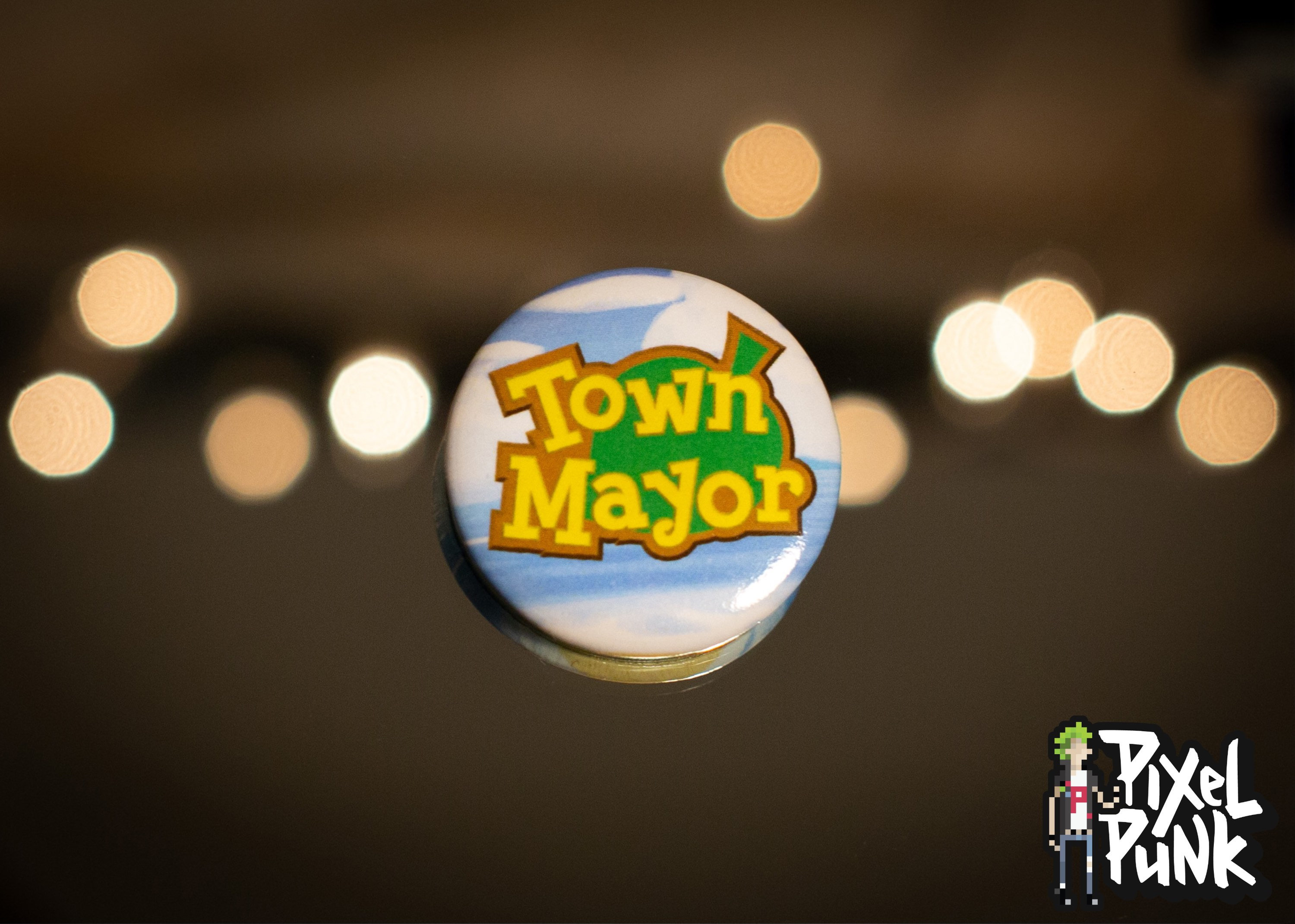 AC Town Mayor Badge Pin 1.5 Button - Etsy Hong Kong