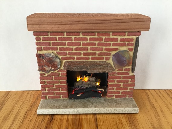 Masonry Miniatures108 Miniature Fireplace Crafted From | Etsy