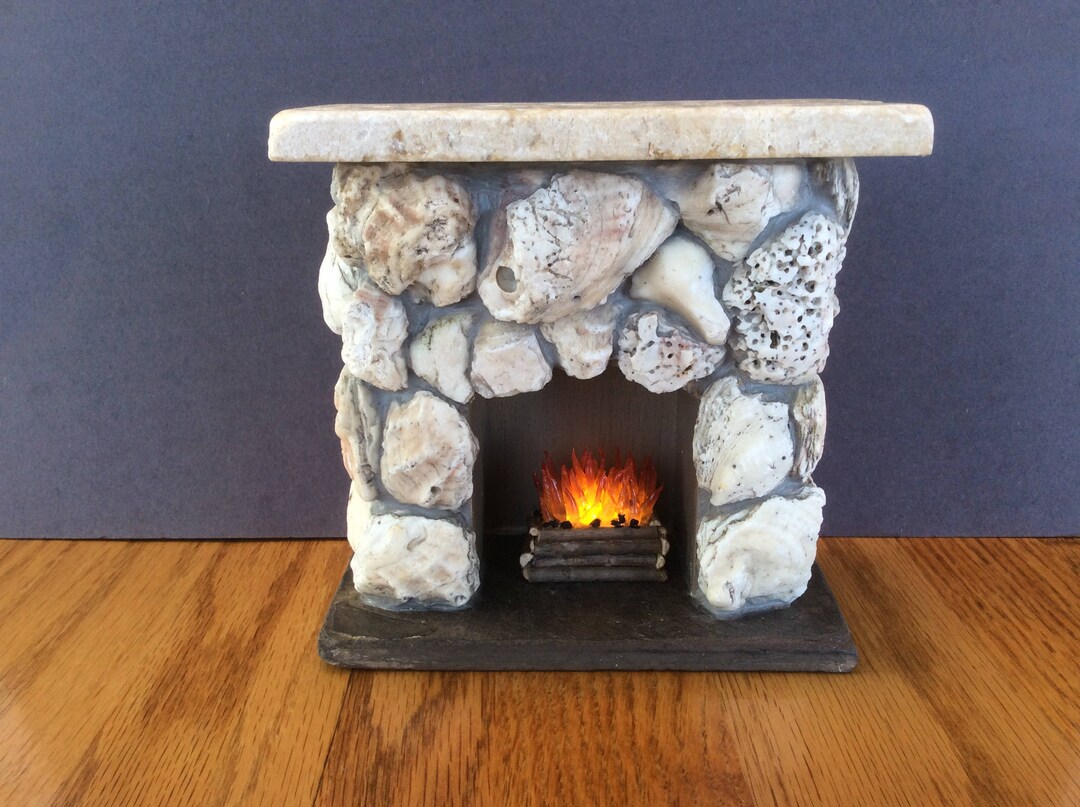 Masonryminiatures #69- Miniature Fireplace Built From Oyster Shells ...
