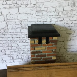 Masonryminiatures #19- Miniature Chimney Made From Handcrafted Brick 1: ...