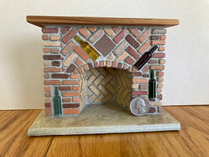 Masonry Miniatures 114 Miniature Fireplace Crafted From - Etsy